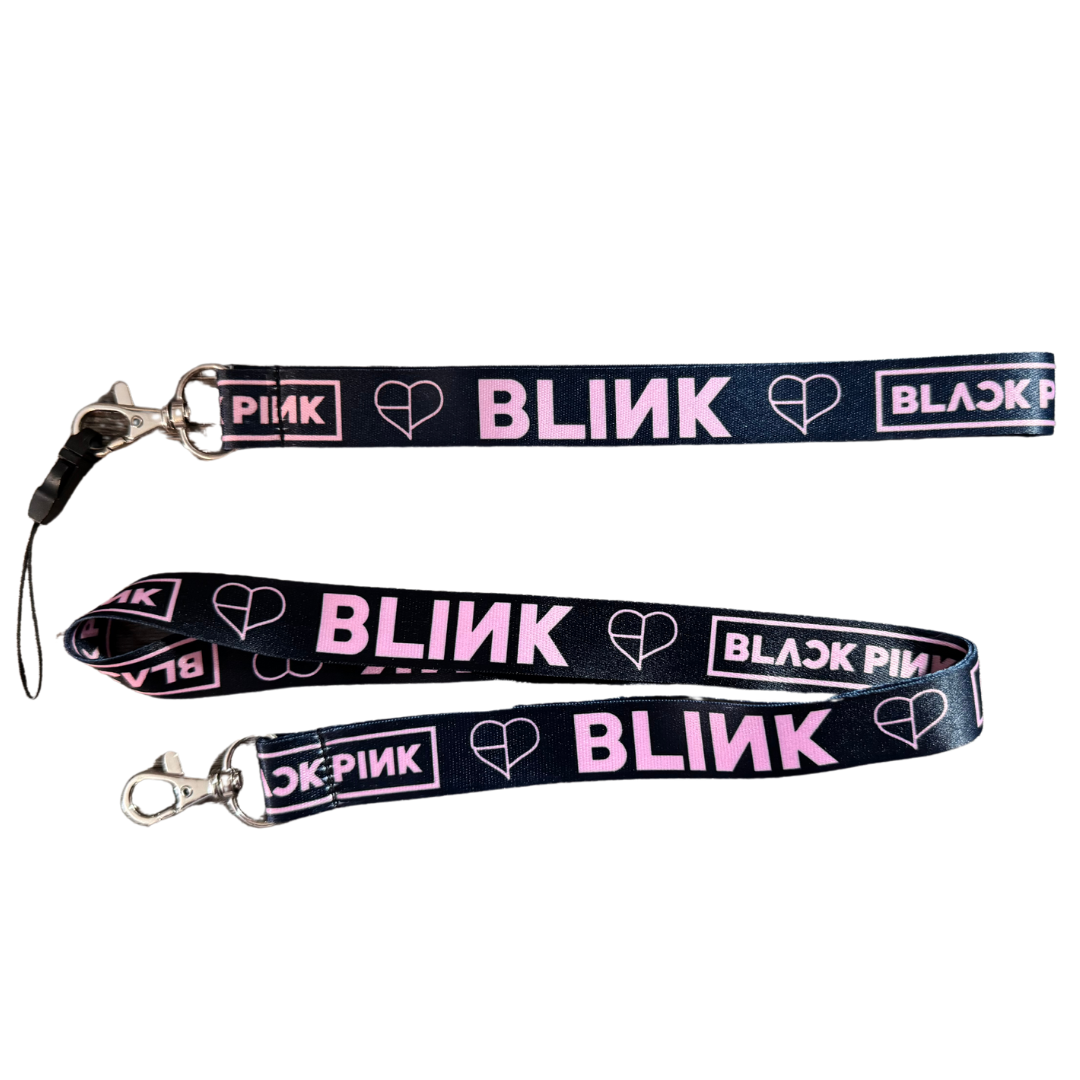 Blackpink Blink BP K-Pop Lightstick Neck Lanyard Wrist Lightstick Stra ...