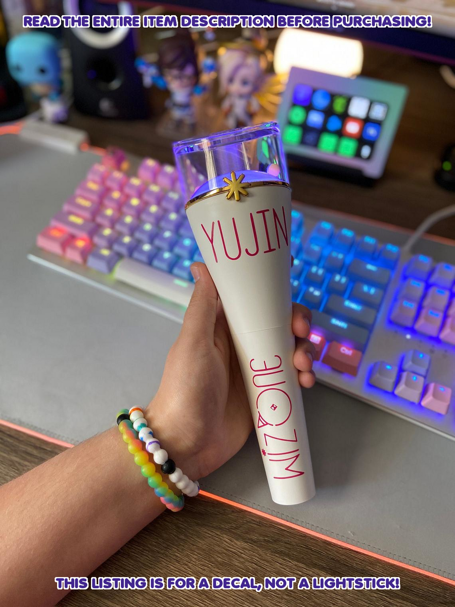 IZ*ONE Lightstick Decals K-Pop WIZ*ONE DECAL ONLY Jang Wonyoung Miyawa ...