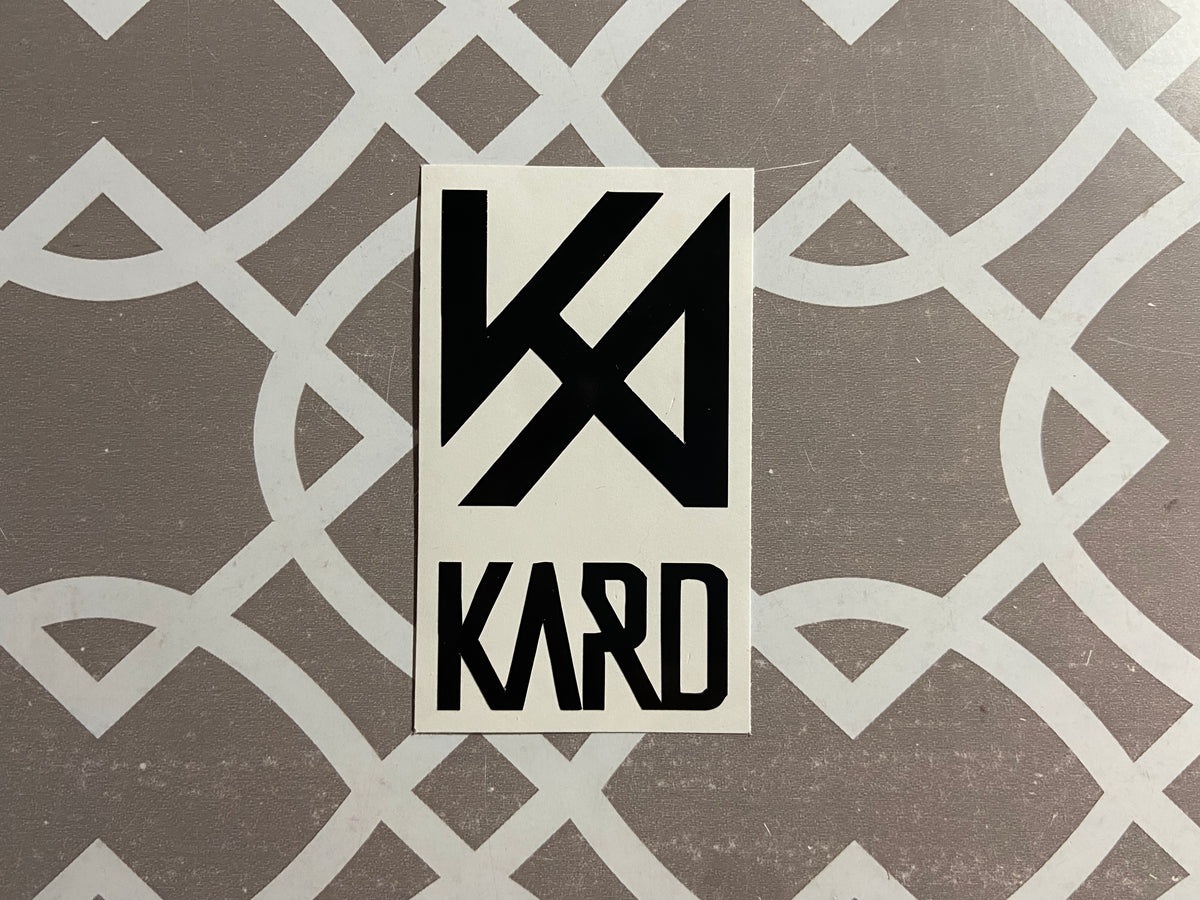 KARD Logo Decal J.Seph BM Somin Jiwoo Hidden Kard 카드 – GGVinyls