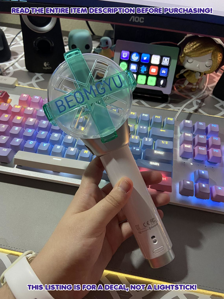Tomorrow X Together TXT Lightstick Decals K-Pop DECAL ONLY Taehyun Beo ...