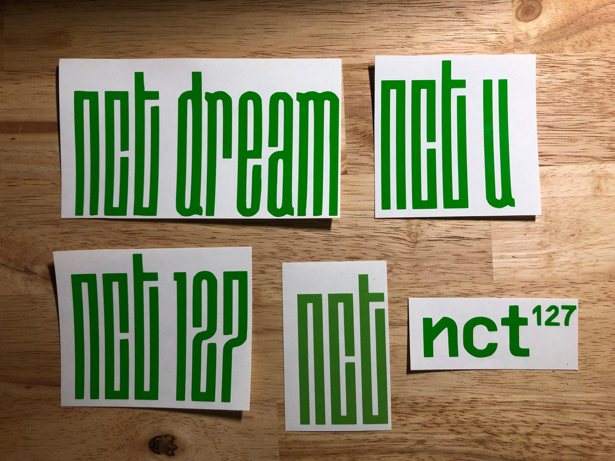 NCT 127 NCT U NCT Dream Logo Decals Neo Culture Technology NCTzen 엔시티 ...
